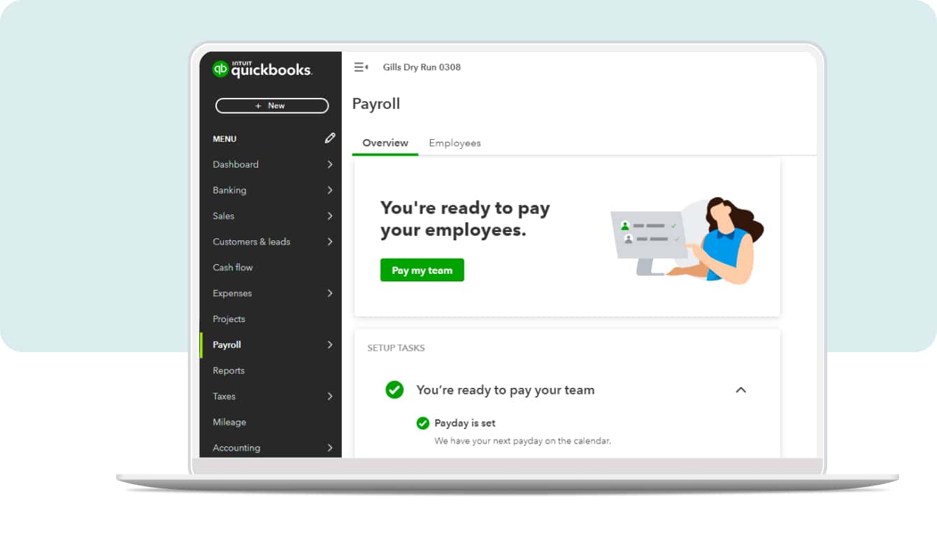 Payroll Management Software for Small Businesses | QuickBooks