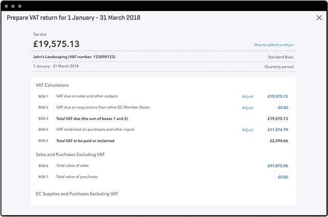 VAT Software | VAT Returns Online | QuickBooks UK